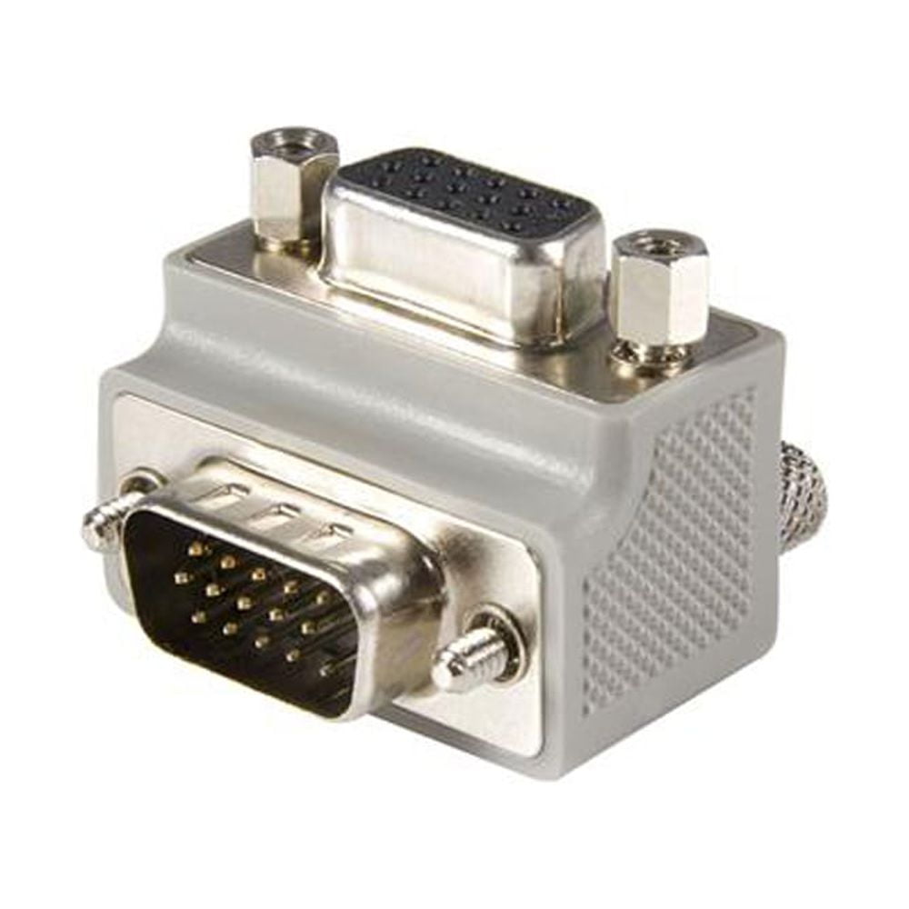 Startech.com GC1515MFRA1 Right Angle VGA to VGA Cable Adapter Type 1 ...