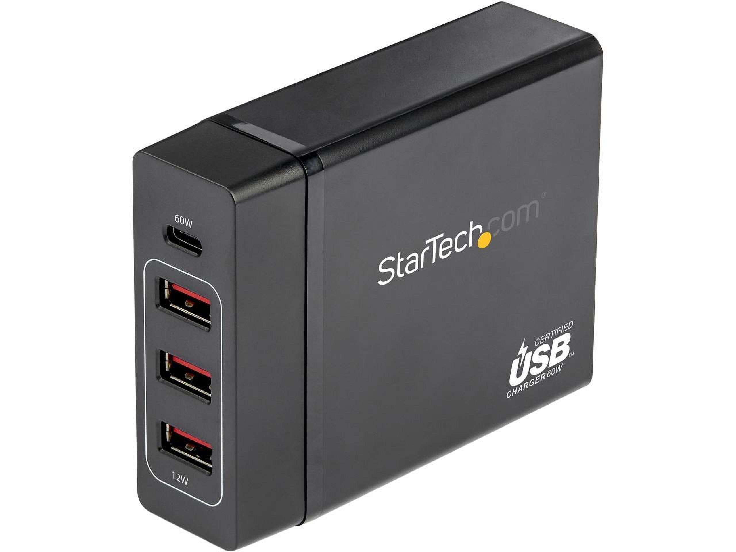 Startech.com Usb C Lptop , 60w Delivery, 3x Usb-a Fast Ports, Universal ...