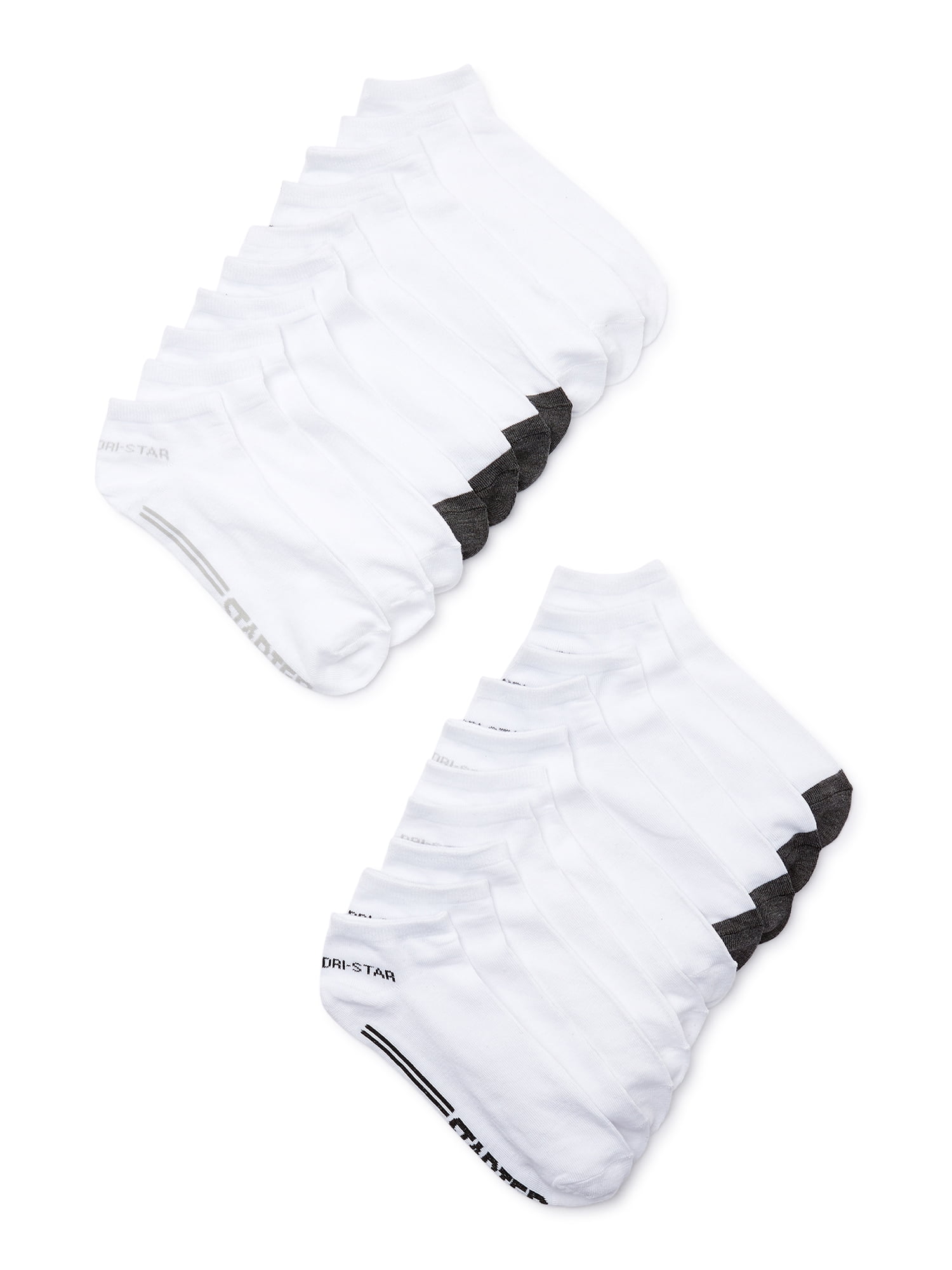Starter Adult Men's No Show Casual Socks, Size 10-13, 20-Pack - Walmart.com