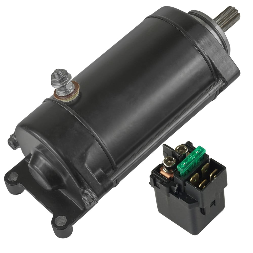 Starter And Relay Solenoid For Kawasaki Vulcan 1600 VN1600 2003-2008 ...