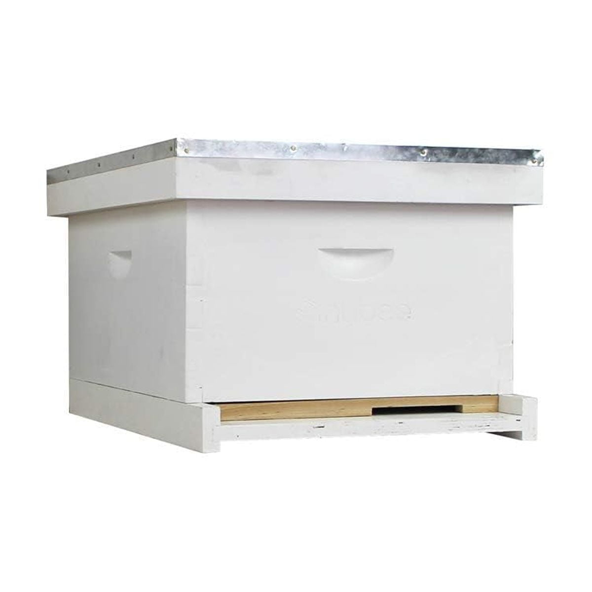 Starter Beehive Kit Painted & Assembled with Black Plastic Frames & Wax ...
