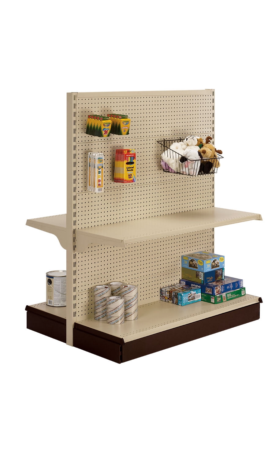 Starter Economy Metal Aisle Gondola Unit - Assembly Required (Stand ...