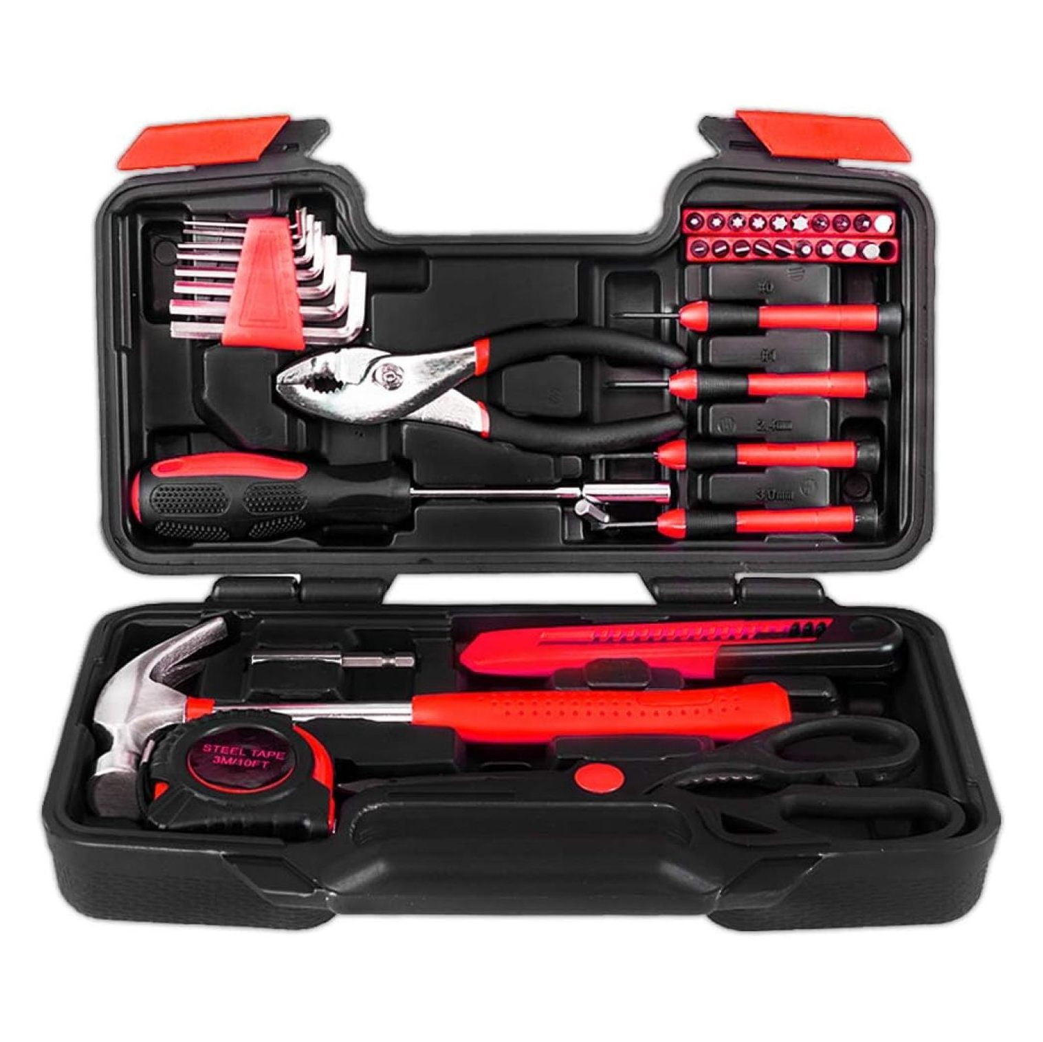 Starter Home Use Hand Tool Kit Set for Women Men, 39 Pieces Basic ...