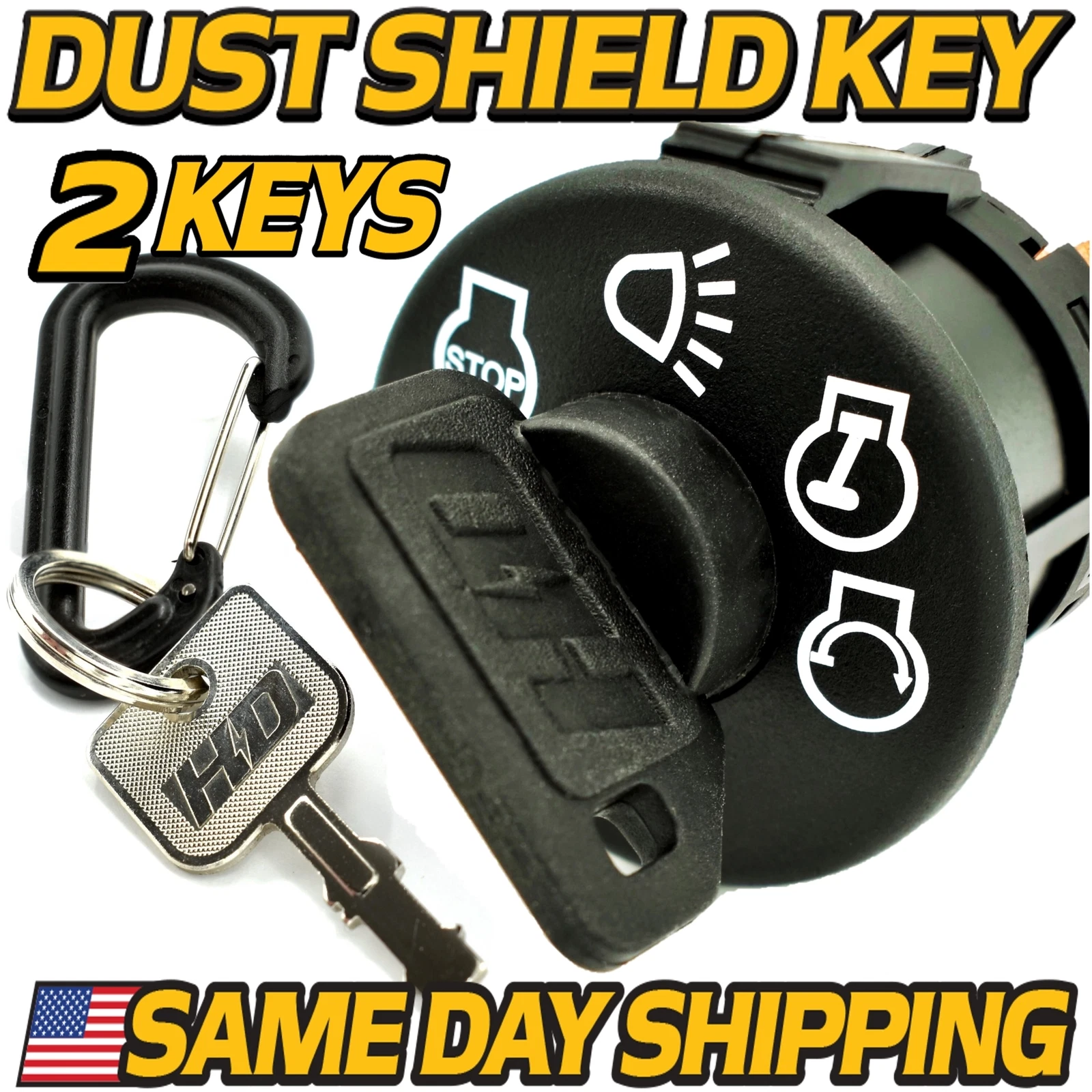 Starter Ignition Switch With Umbrella Key Fits Ryobi Garden Tractor ...