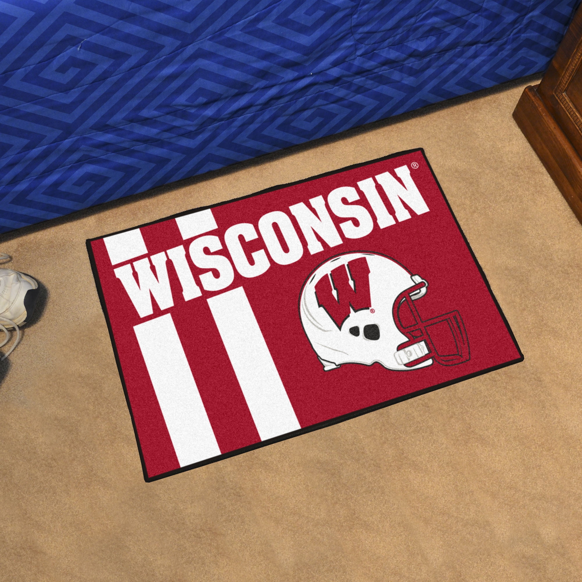 Starter Mat - Uniform - Badgers University of Wisconsin 19"x30 ...
