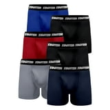 Starter Men’s and Big Men’s Active Performance Boxer Briefs, 6-Pack ...