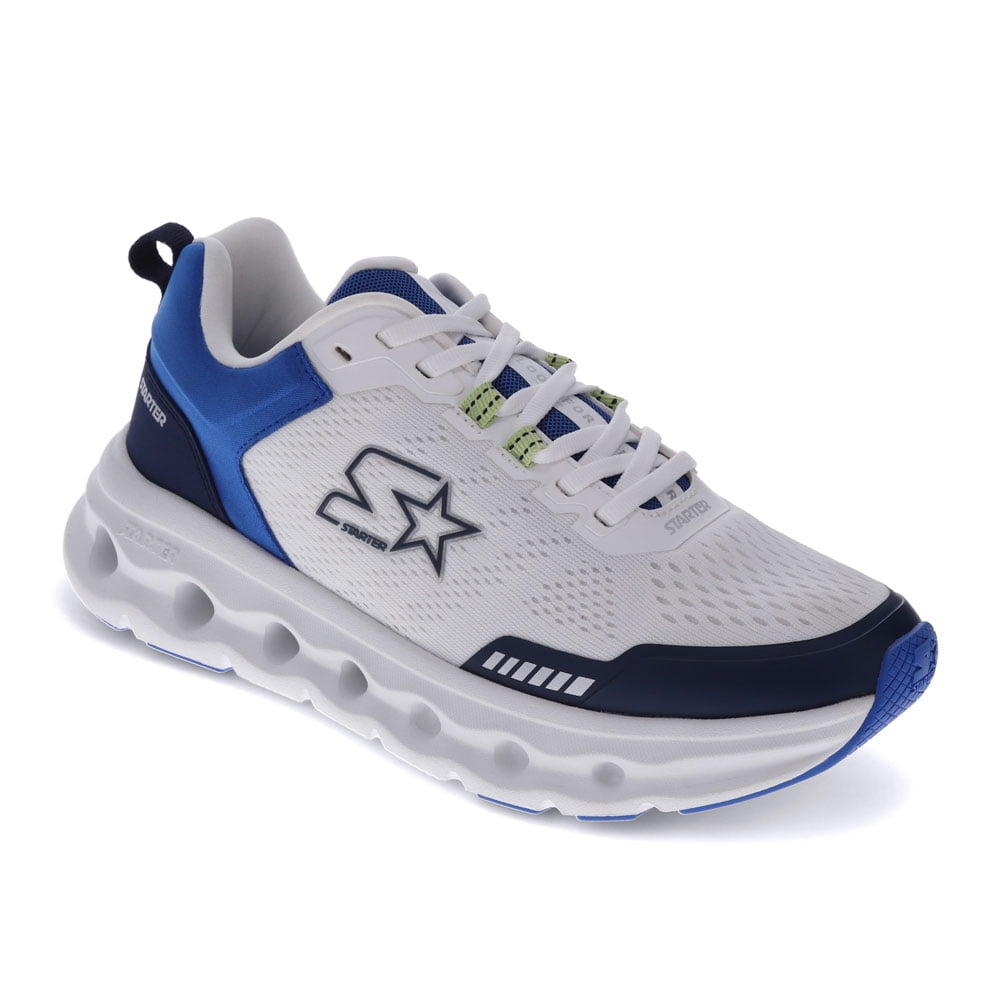 Starter Mens Bolt Synthetic Leather Casual Lace Up Sneaker Shoe ...