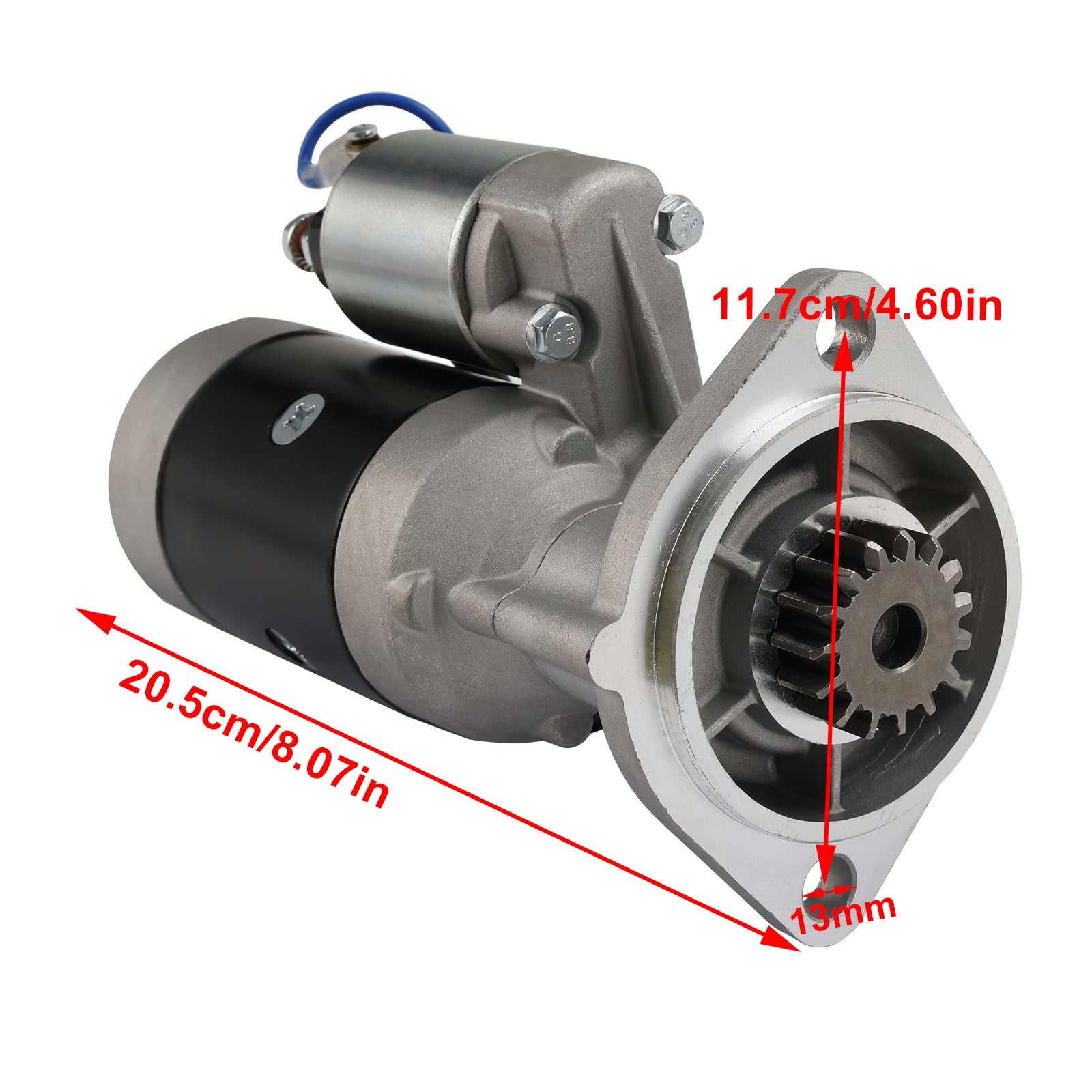 Starter Motor For John Deere Excavator Yanmar 3TNV88 12V 129136-77011 ...