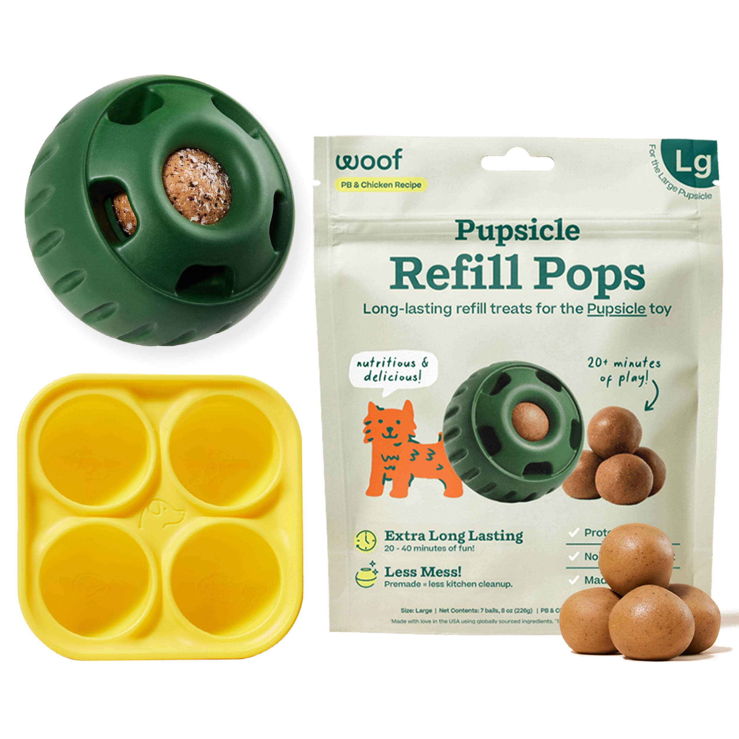 Starter Pack - Interactive Dog Toys For Boredom - Dog Treat Molds ...