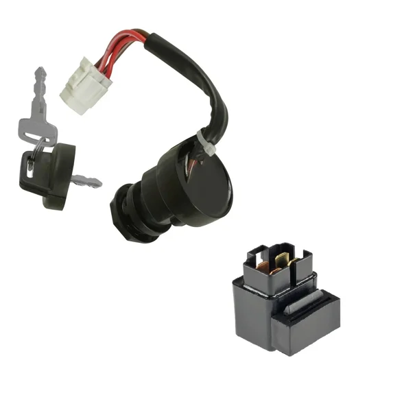 Starter Solenoid Relay & Ignition Key Switch for Yamaha YFZ450 2004 ...