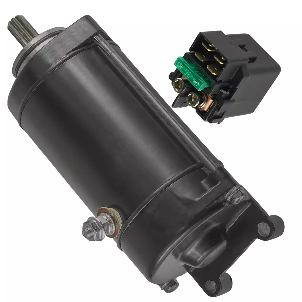 Starter and Relay Solenoid for Kawasaki Vulcan 1500 1600 VN1500 VN1600 ...