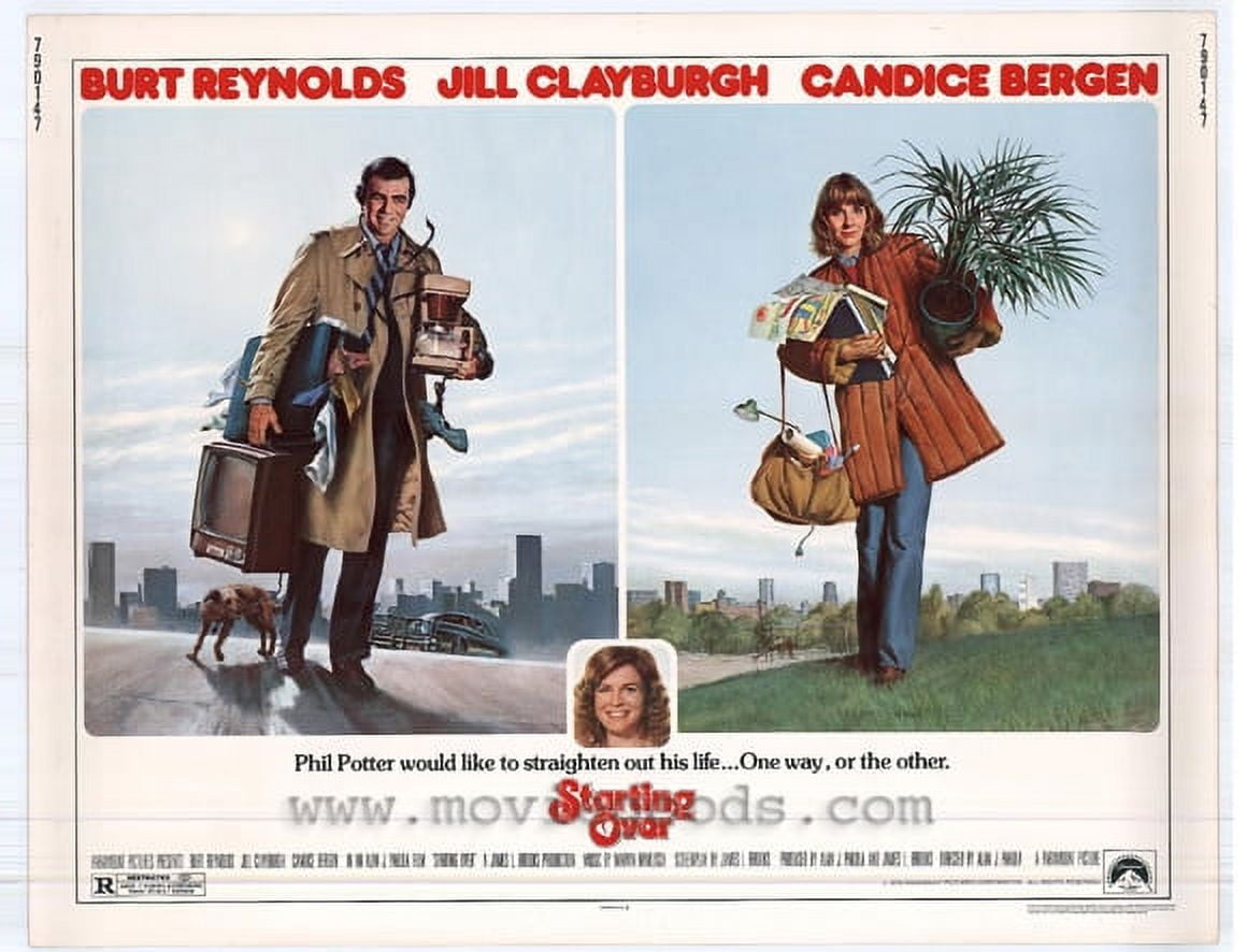 Starting Over - movie POSTER (Style A) (11" x 14") (1979) - Walmart.com