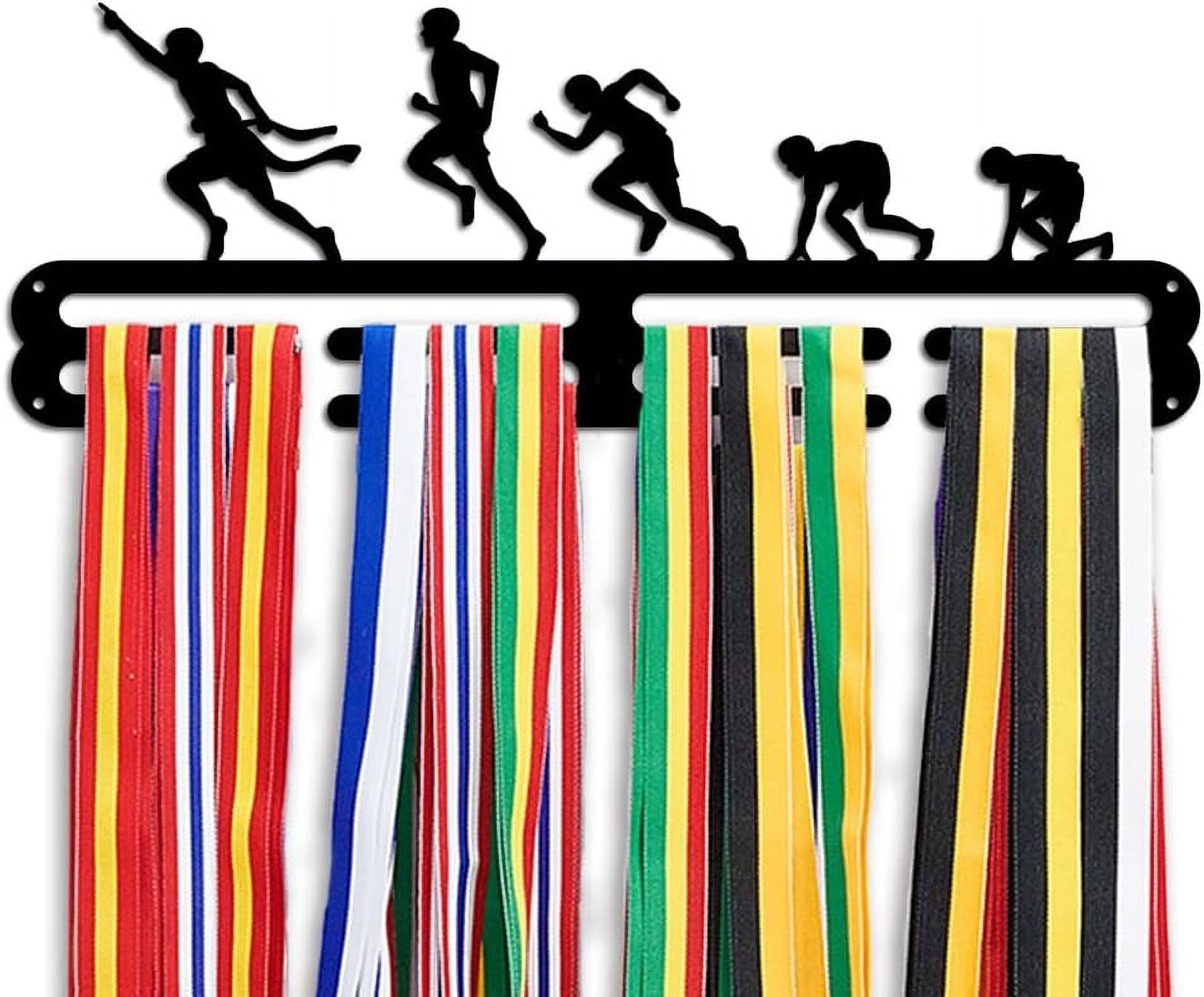 Starting Positions Medal Hanger Holder Wall Mounted Tiered Medal Holder ...