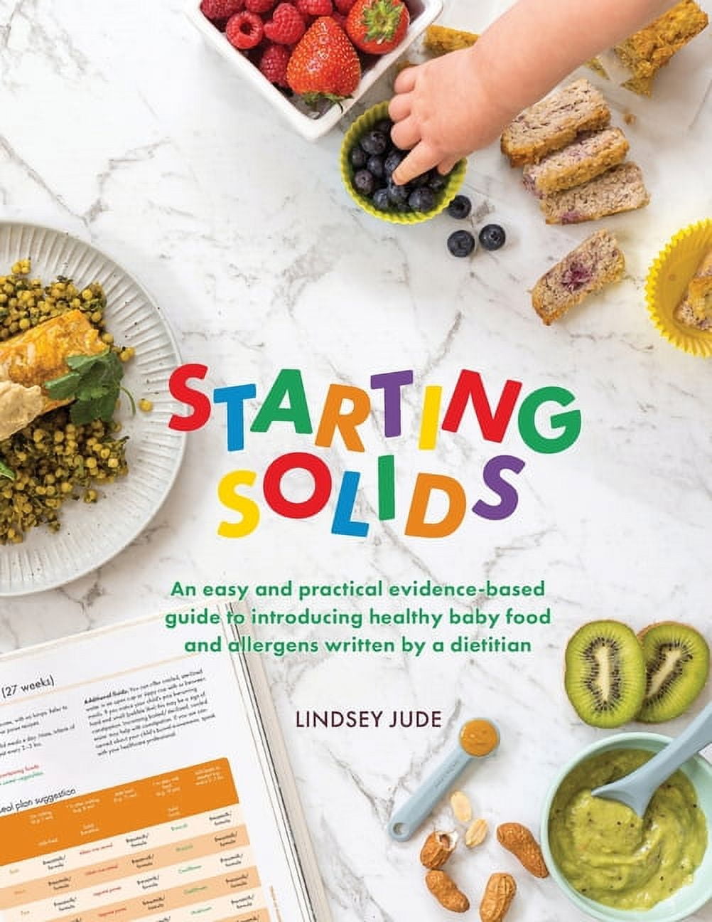 Starting Solids An easy and practical evidence based guide to introducing healthy baby food and allergens written by a dietitian Paperback