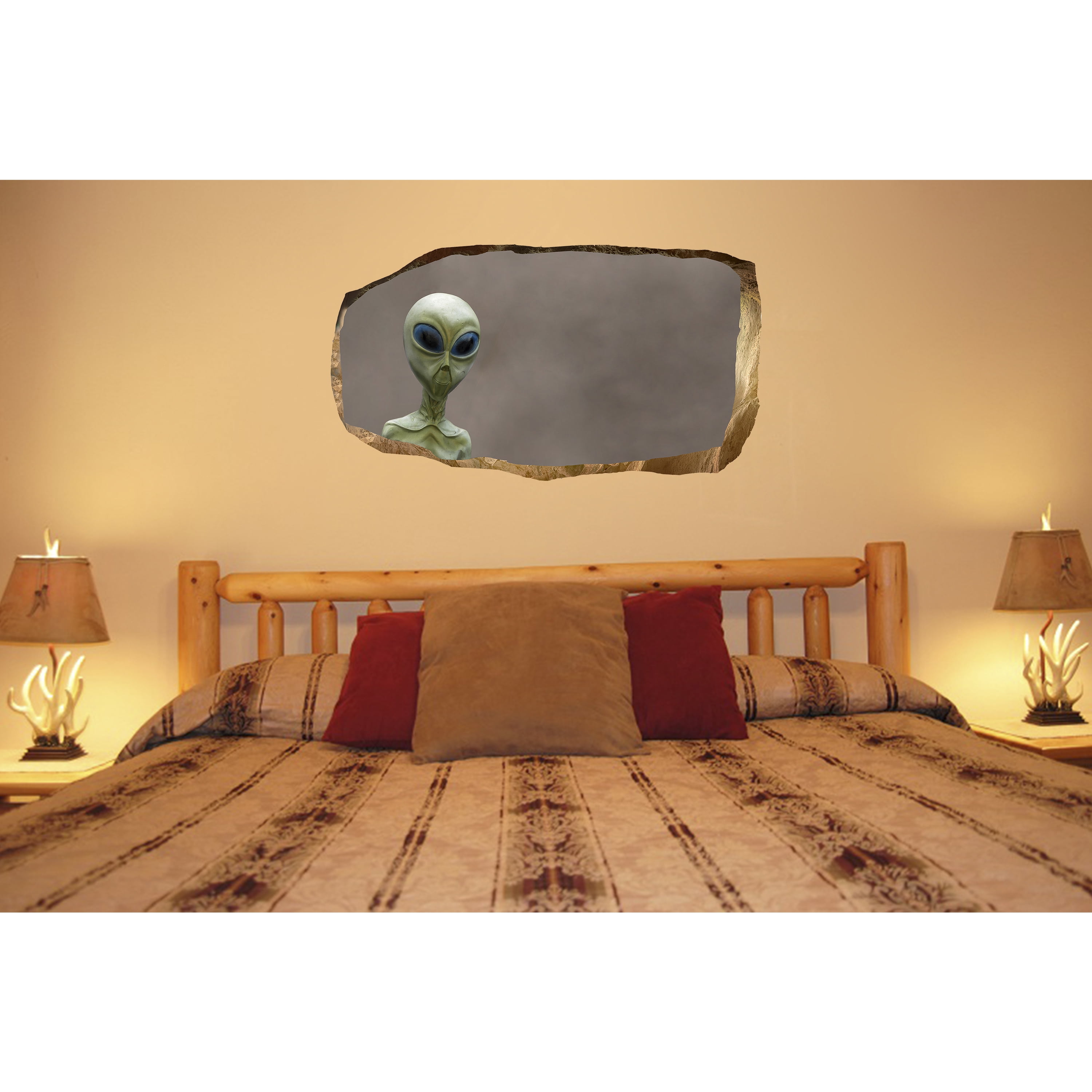 Startonight 3D Mural Wall Art Photo Decor Alien in my Bedroom Amazing ...