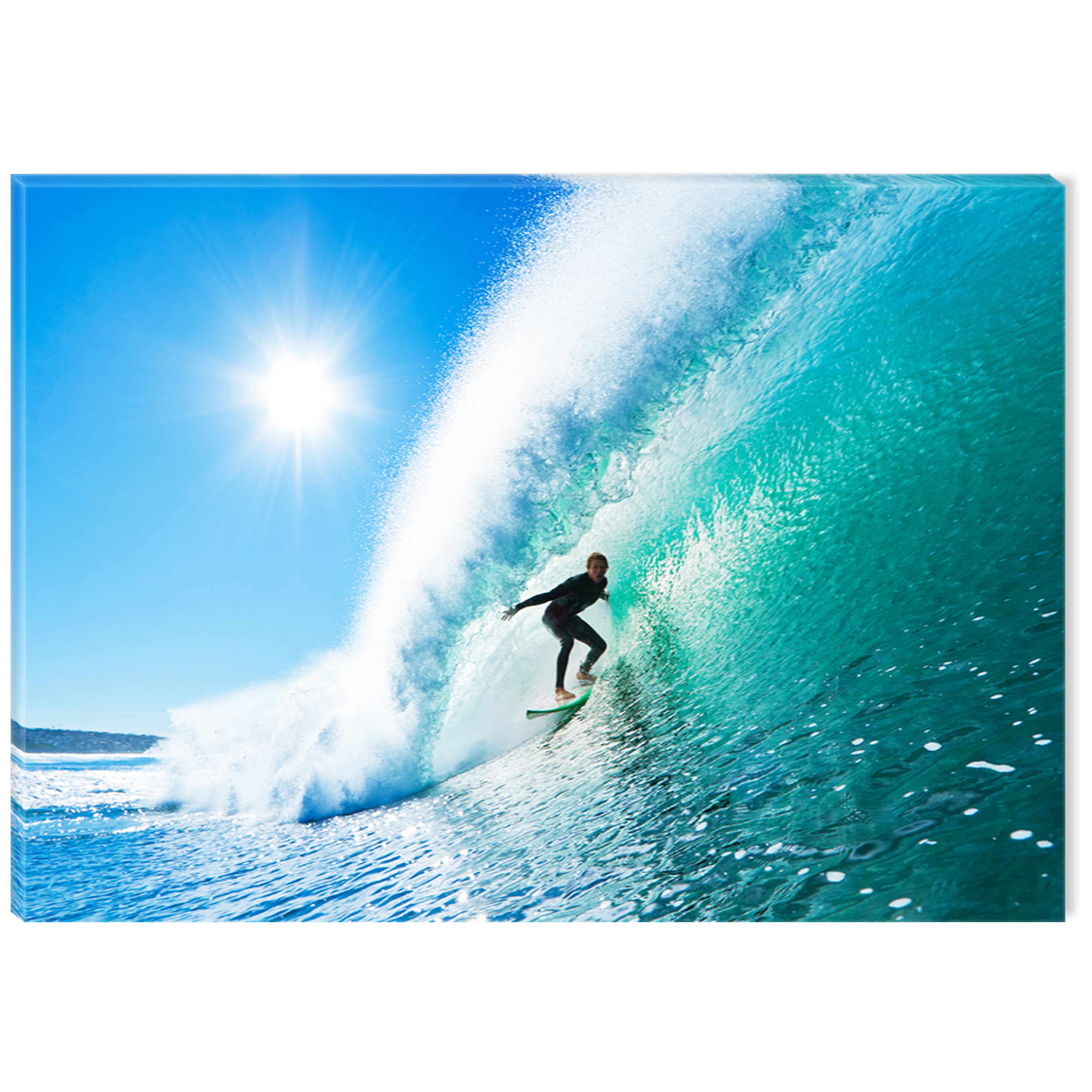 Startonight Canvas Wall Art Surfer on Perfect Wall USA Design for Home ...