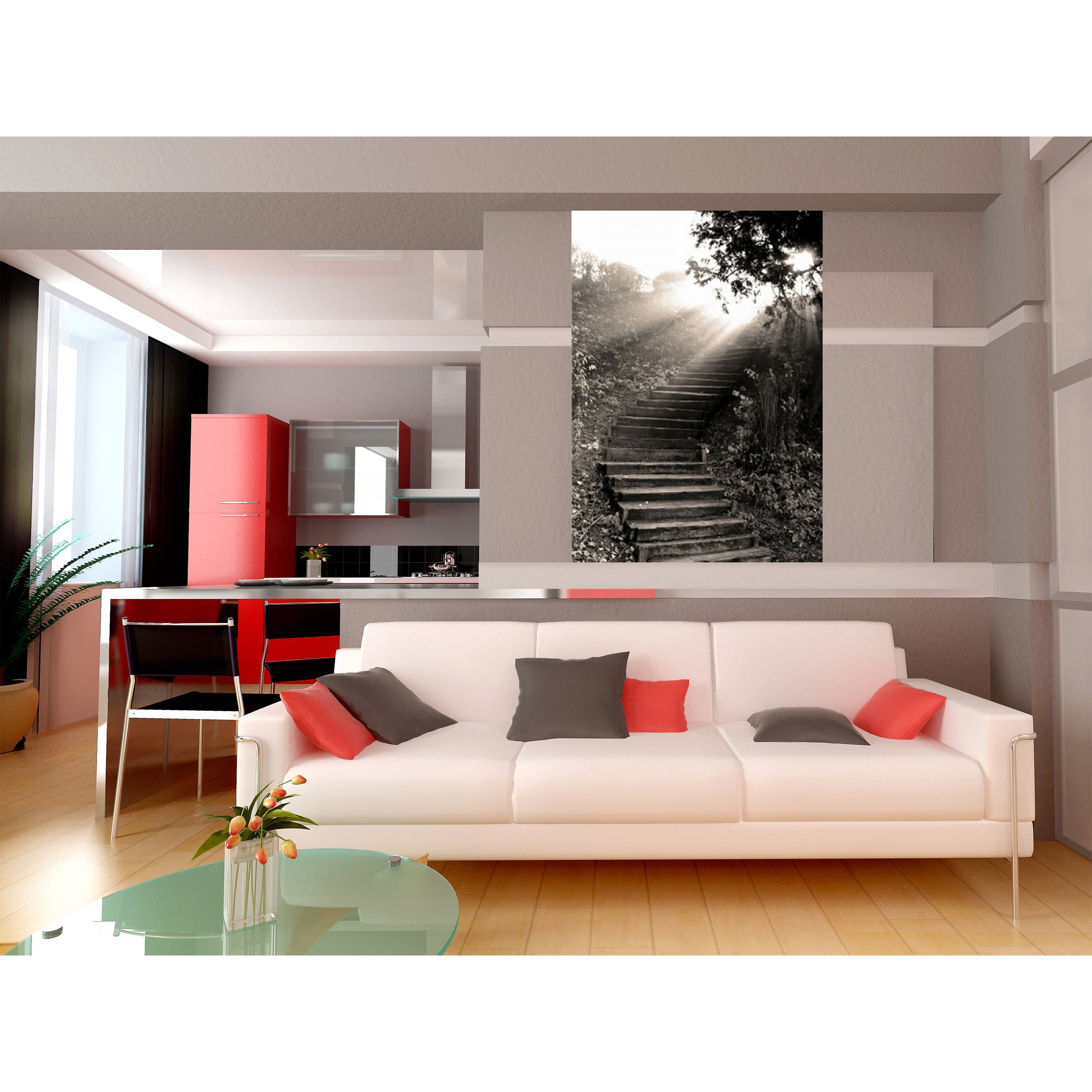 Startonight Mural Wall Art Angel Path Illuminated Nature Wallpaper ...