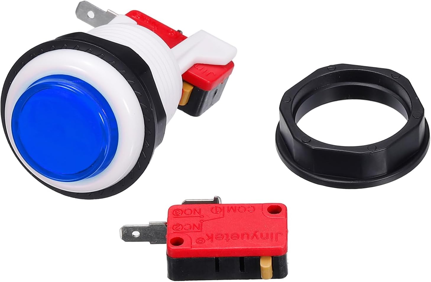 Starts Arcade Buttons ABS Micro Switch Round Bracket Button for Arcade ...