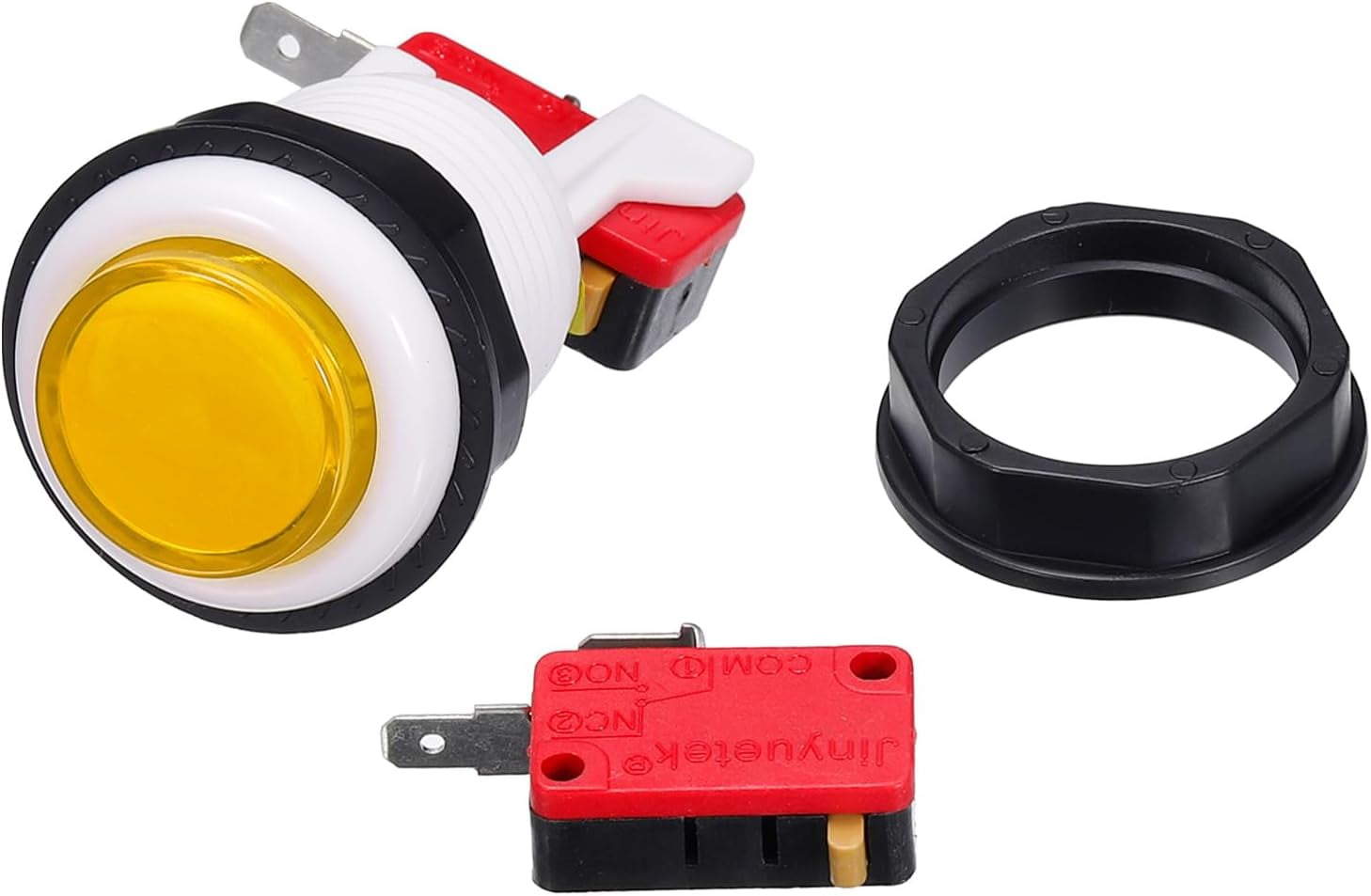 Starts Arcade Buttons ABS Micro Switch Round Bracket Button for Arcade ...