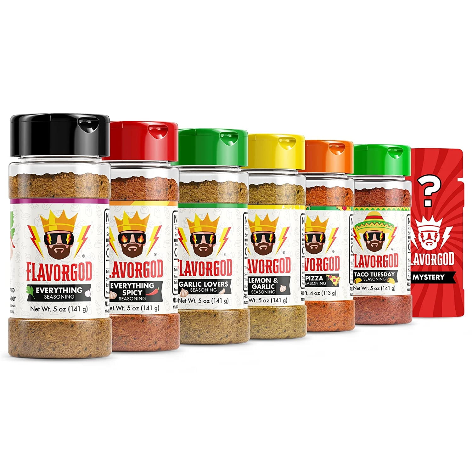 Startup Chef Spice Combo Pack of 7 by Flavor God - Herb, Spice and ...