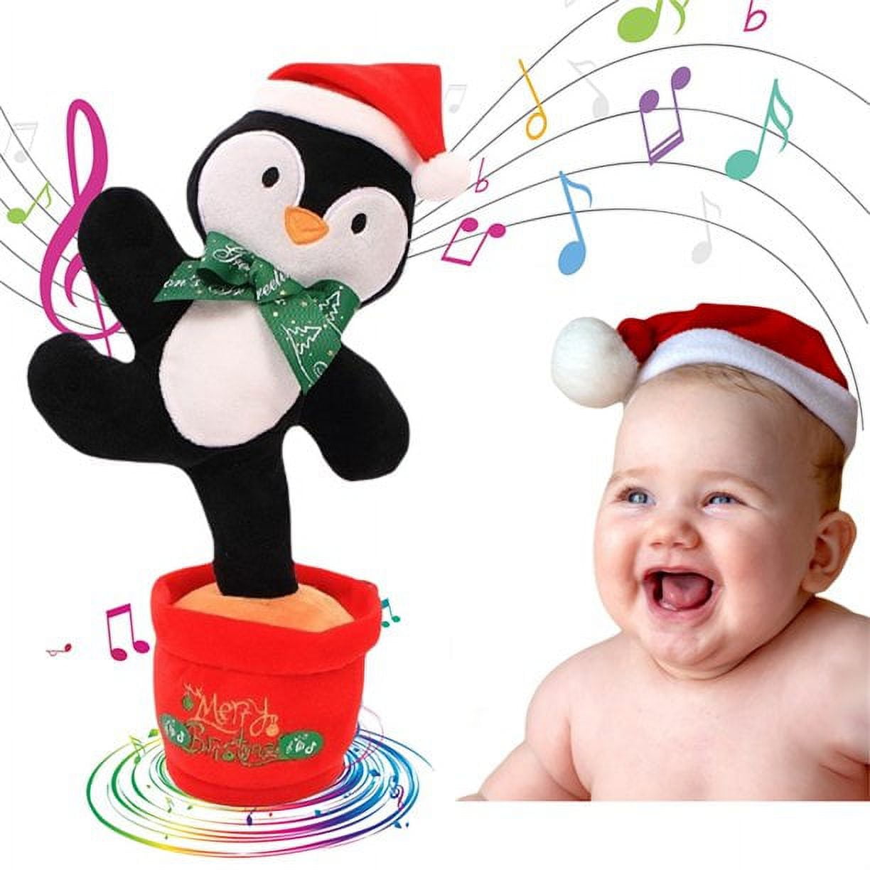 Staryop Christmas Talking Dancing Singing Plush Toy Cartoon Reindeer ...