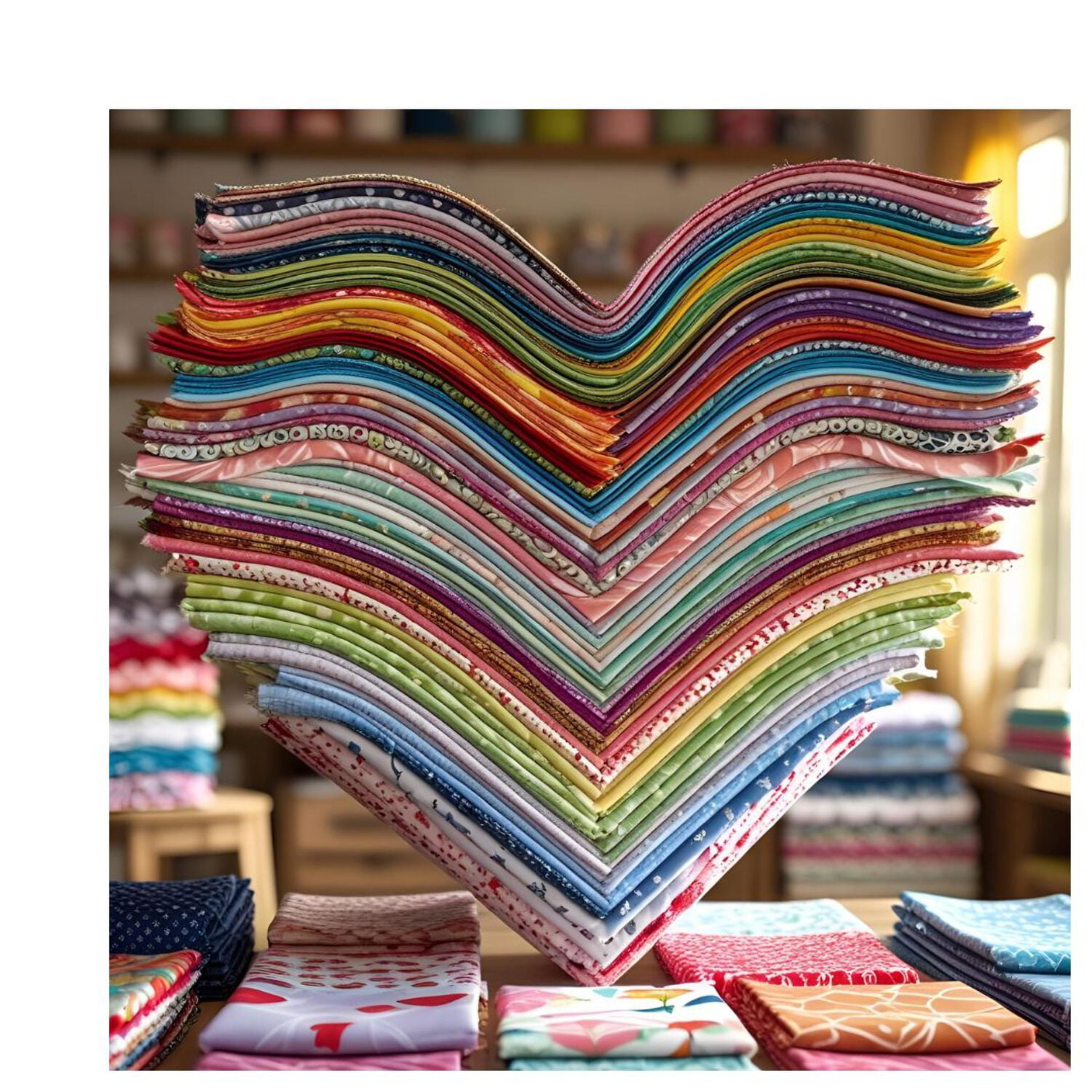Stash Builder Fat Quarter 18" x 21" Mystery Bundle Precut 16 32 and 50 ...