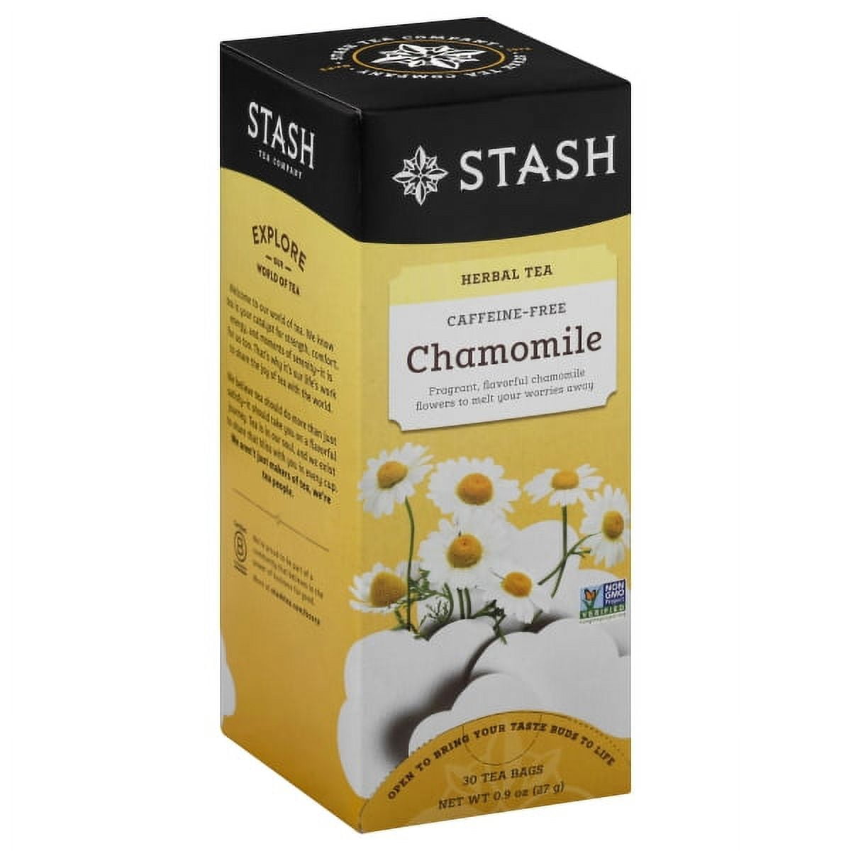 Stash Chamomile Herbal Tea 30-bag Box - Walmart.com