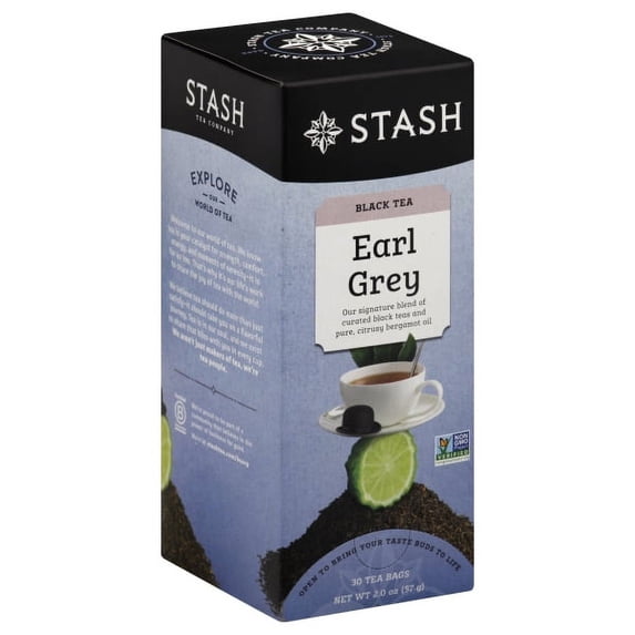 Stash Earl Grey Black Tea 30-Bag Box - Walmart.com