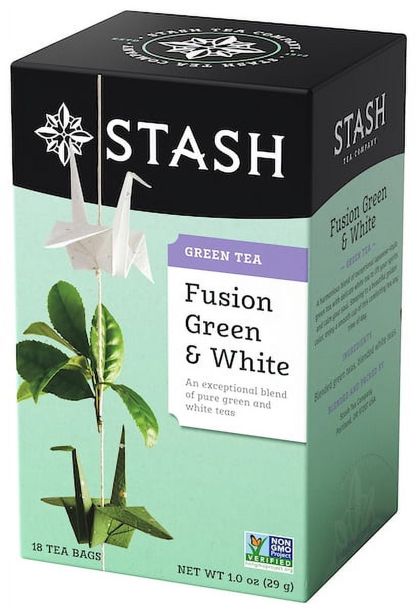 Stash Fusion Green & White Tea Bags, 18 Ct, 1.0 oz - Walmart.com