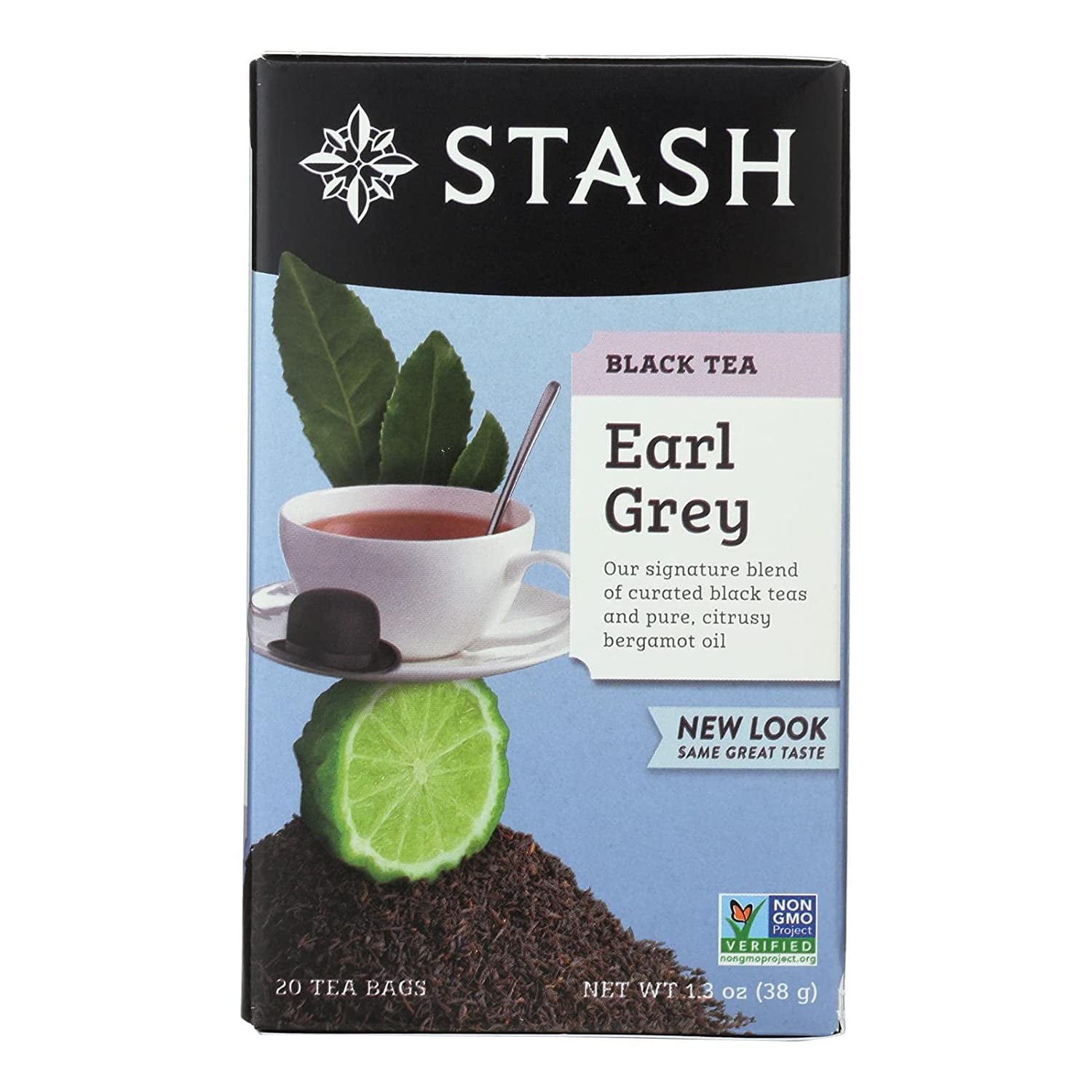 Stash Earl Grey Black Tea - Delicate Blend, Great Iced or Hot, 20 Count ...