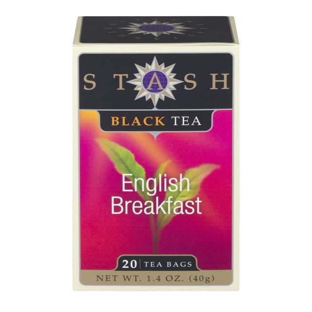 Stash Tea Hot English Breakfast Black Tea Bags, 20 Ct, 1.4 Oz - Walmart.com