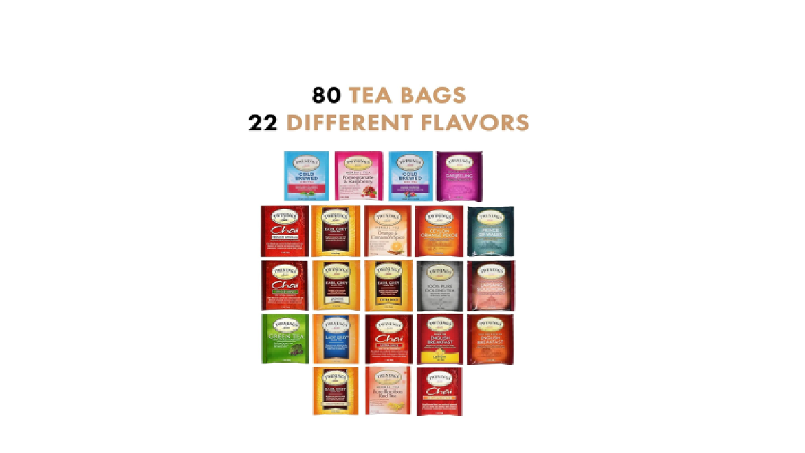 Stash Tea Gift Calendar – 24 Count Sampler Variety Pack with 24 Flavors ...