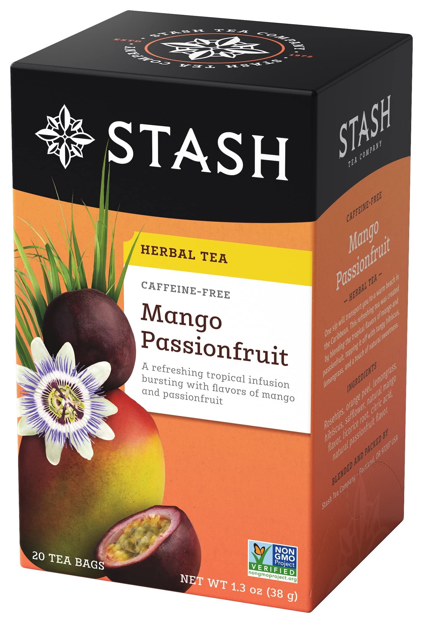 Tea Mango Passionfruit Tea, 20 Count (Pack of 3) - Walmart.com