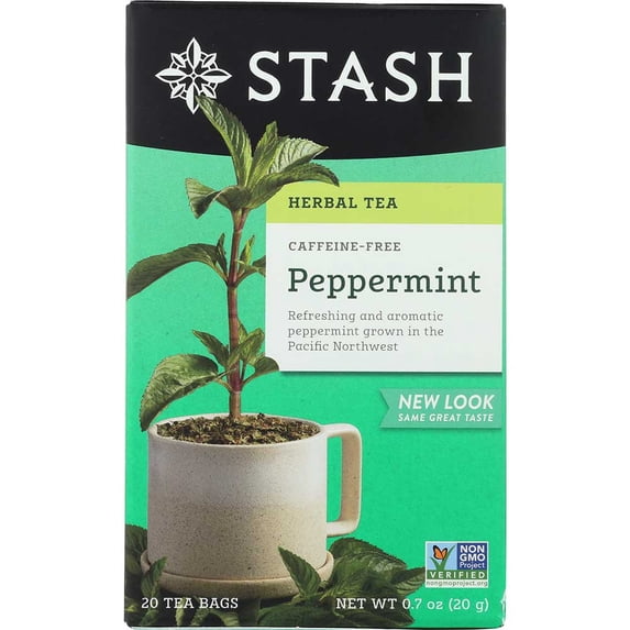 Stash Tea Peppermint, 20 Bag -- 6 per case - Walmart.com