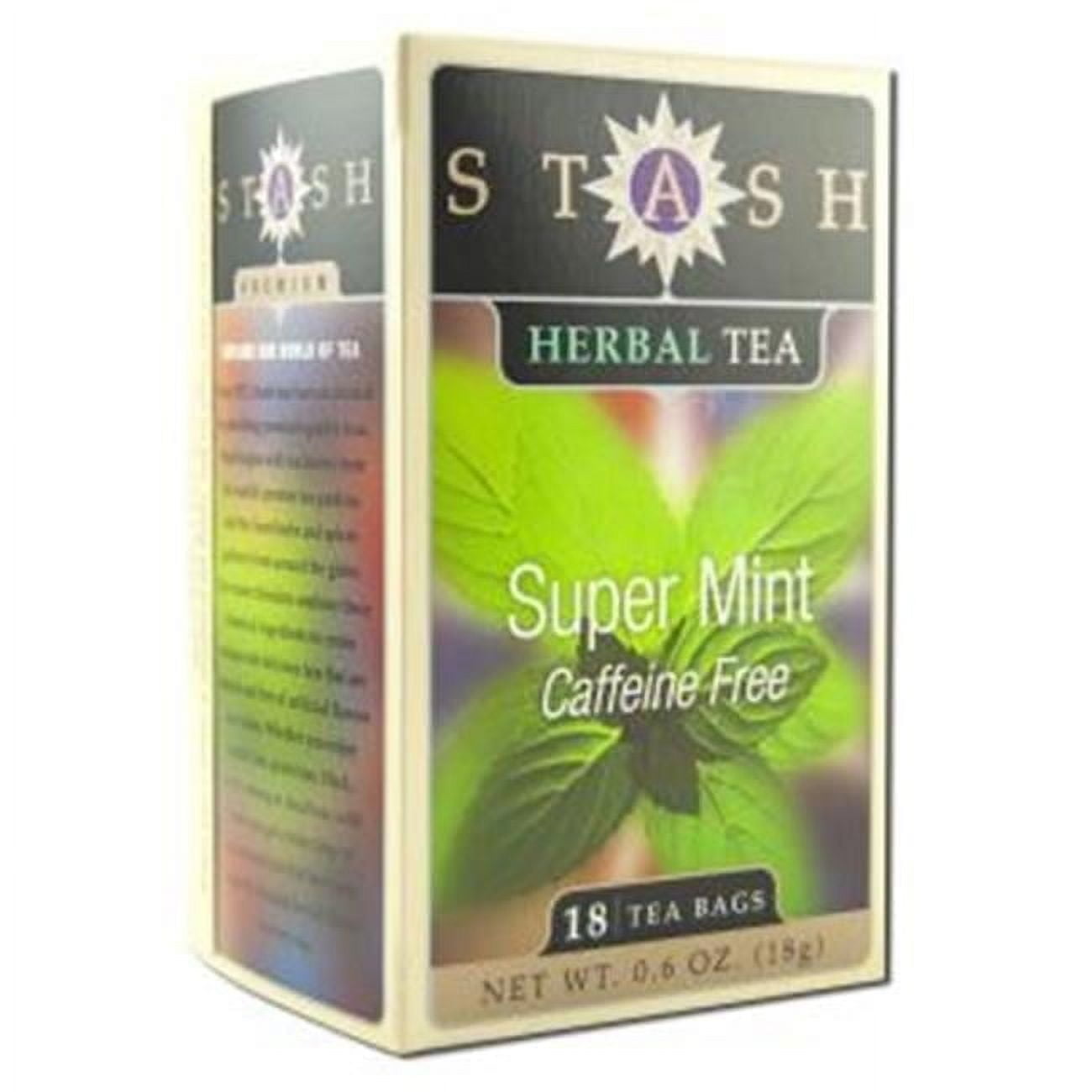 Stash Tea Super Mint Herbal Tea Bags, 18 Count - Walmart.com
