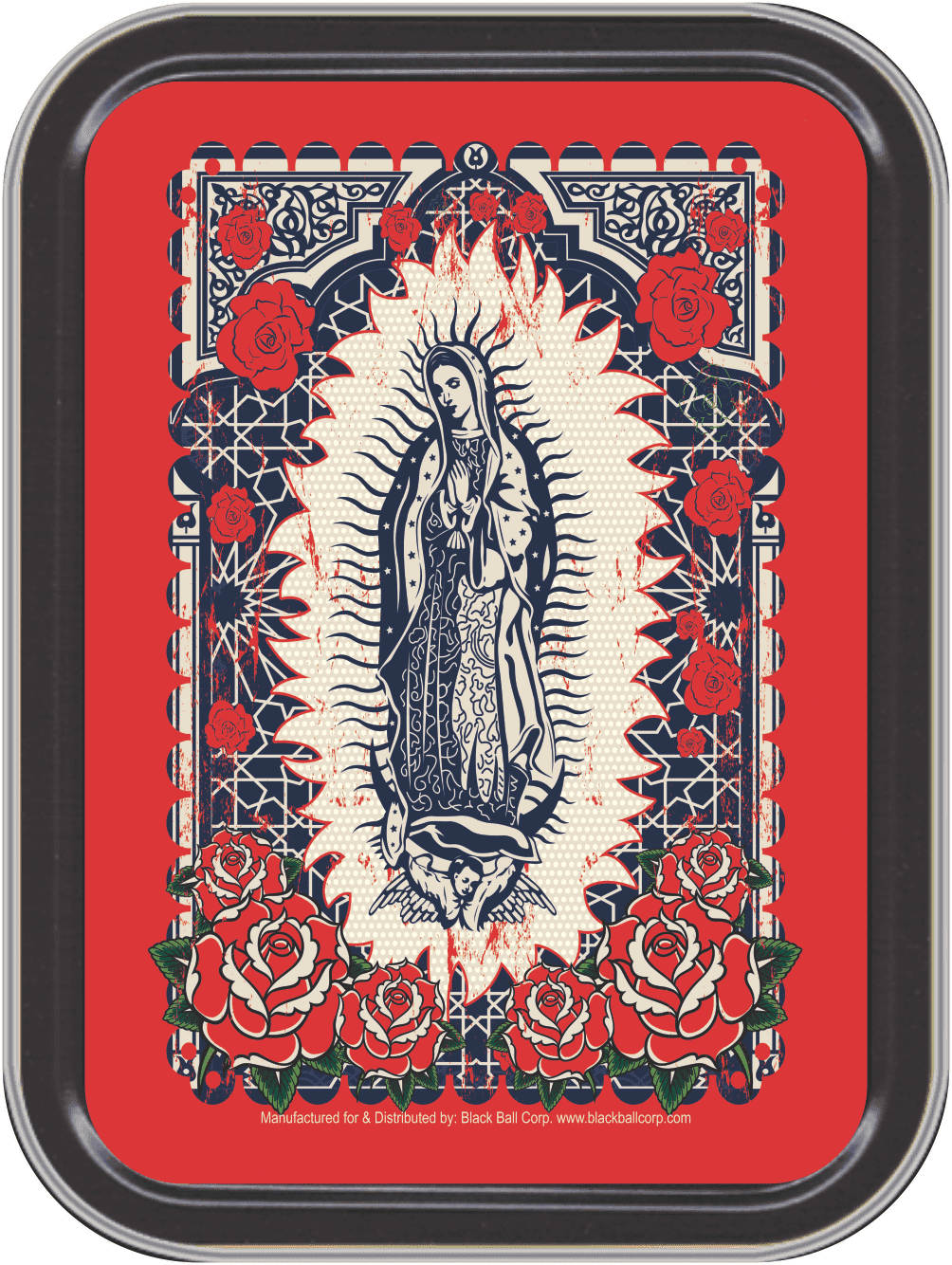 Stash Tins - Guadalupe Storage Container 4.37" L x 3.5" W x 1" H ...