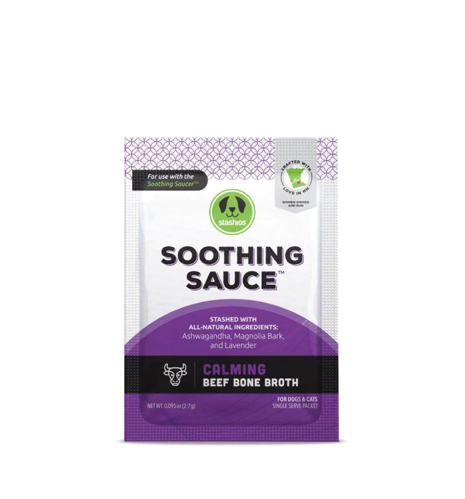 Stashios Soothing Sauce Calming Beef Bone Broth for Pets 15ct - Walmart.com