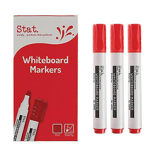 Stat 2.0mm Bullet Nib Whiteboard Marker Erasable Ink Quick Drying Box ...