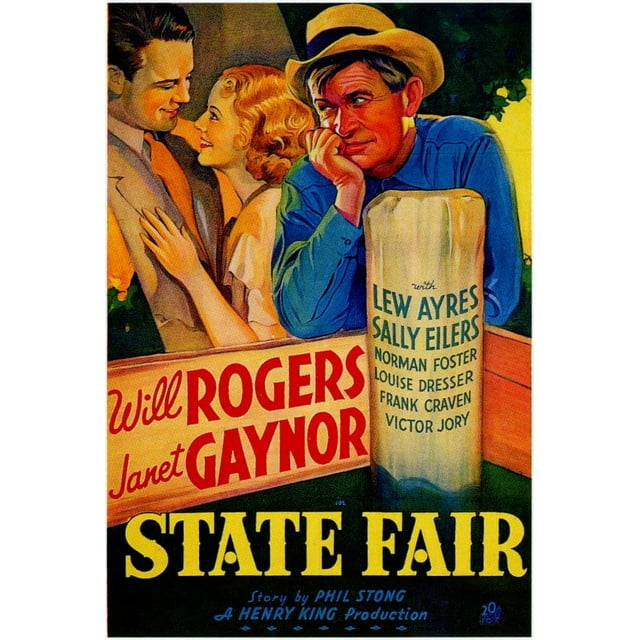 State Fair - movie POSTER (Style B) (11" x 17") (1933) - Walmart.com