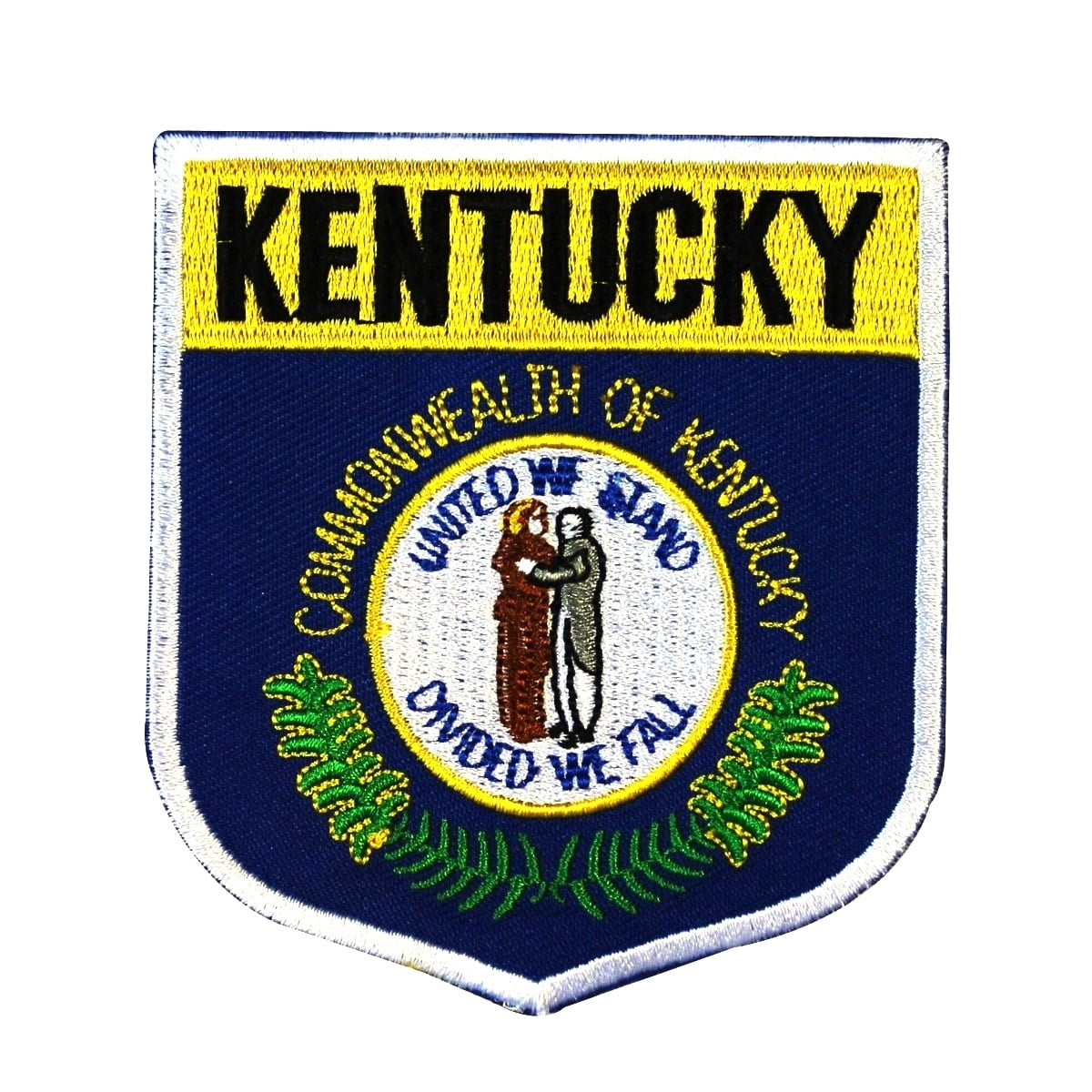 State Flag Shield Kentucky Patch Badge Travel USA Embroidered Iron On ...