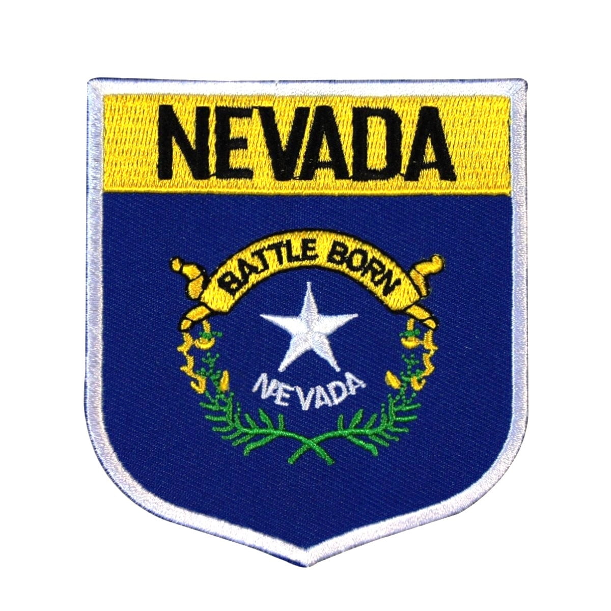 State Flag Shield Nevada Patch Badge Travel USA Embroidered Iron On ...