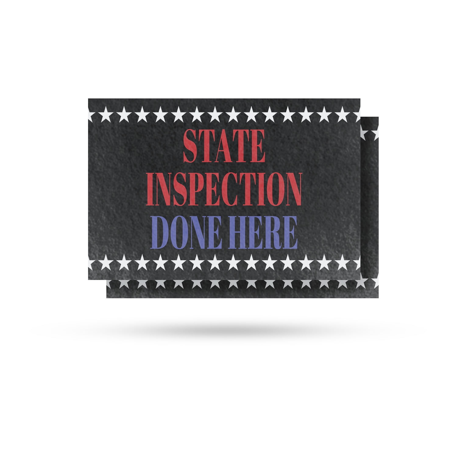 State Inspection Done Here Vinyl Decal 2 Pack of 18 Inch x 24 Inch ...
