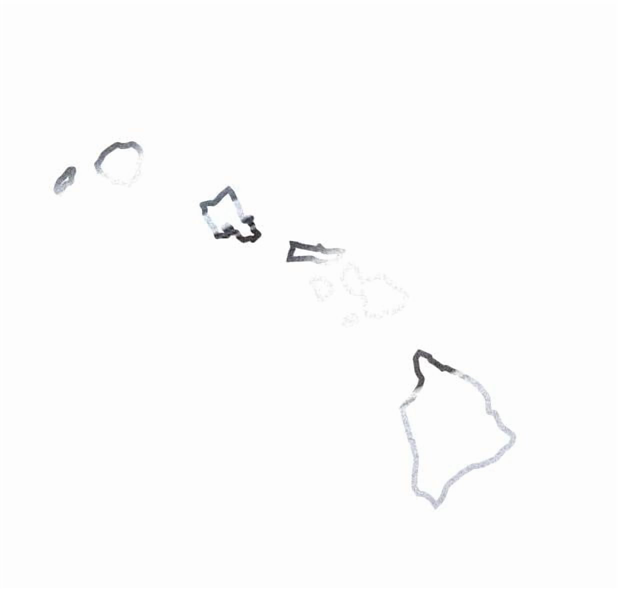 State Map Outline Hawaii Islands Ohana Vinyl Decal Sticker UV ...