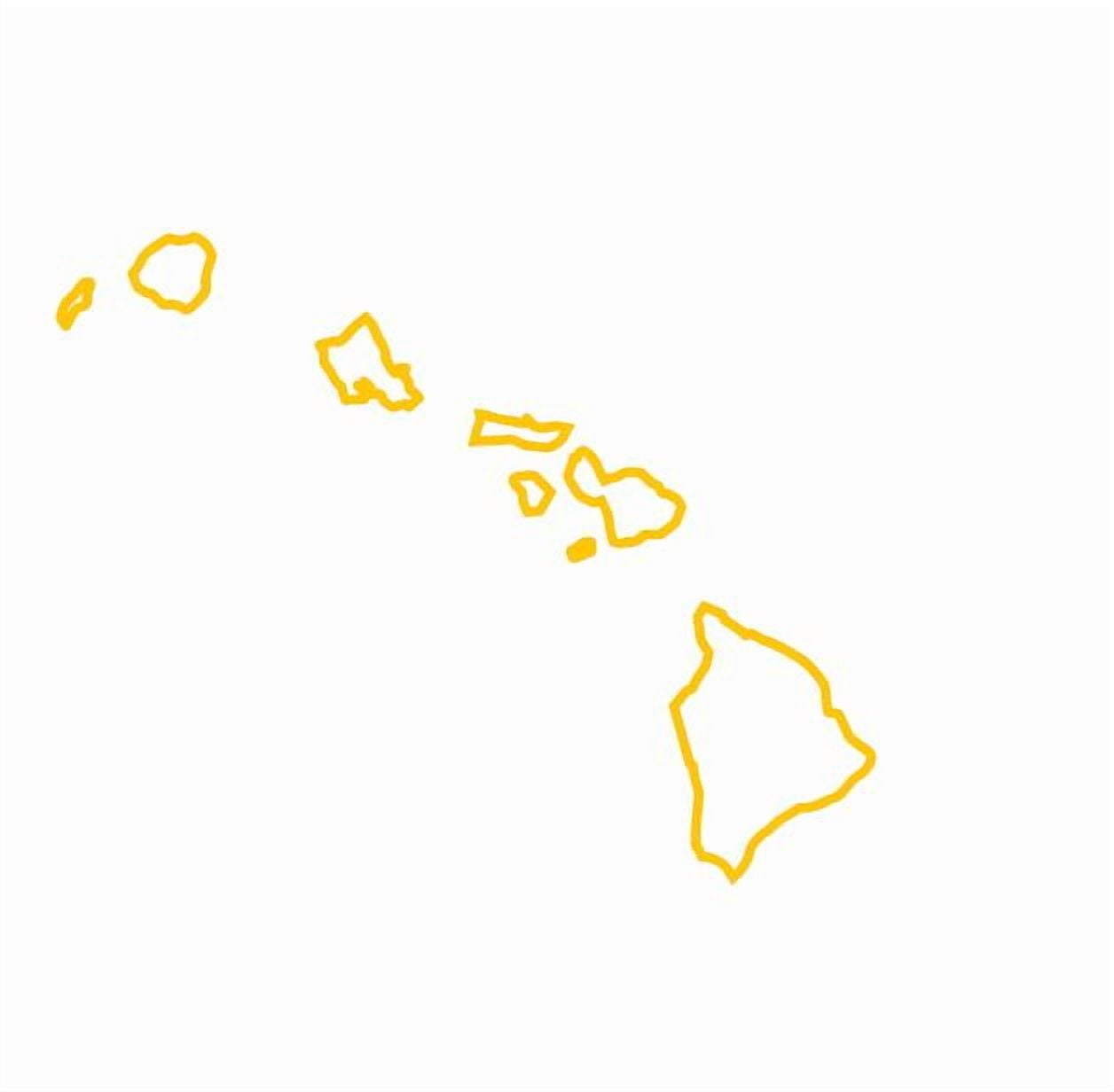 State Map Outline Hawaii Islands Ohana Vinyl Decal Sticker UV ...