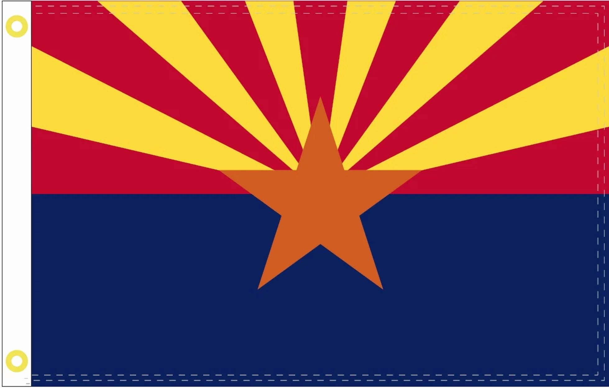 State Of Arizona 2X3Ft Flag Banner Az Usa School Boat Man Cave Dorm ...