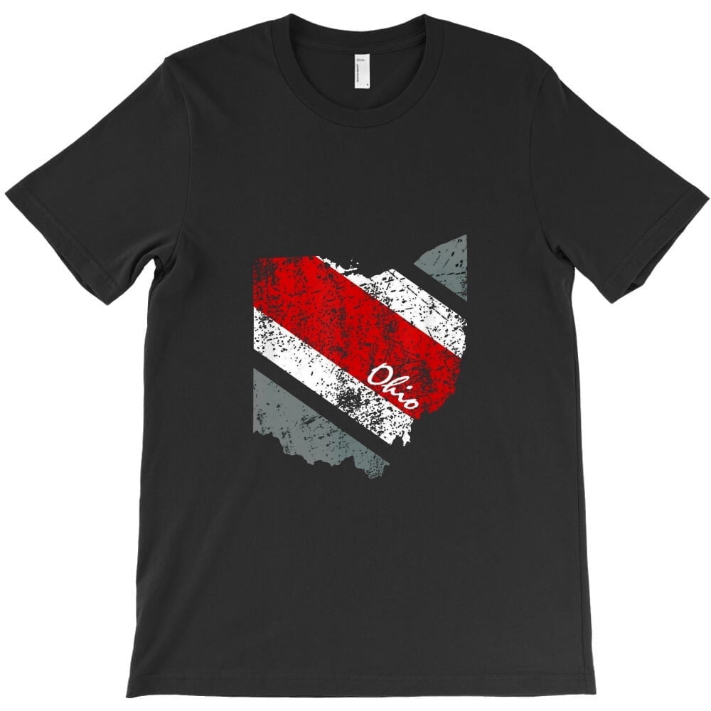 State Of Ohio Pride Striped Funny Silhouette Vintage Graphic Aesthetic ...