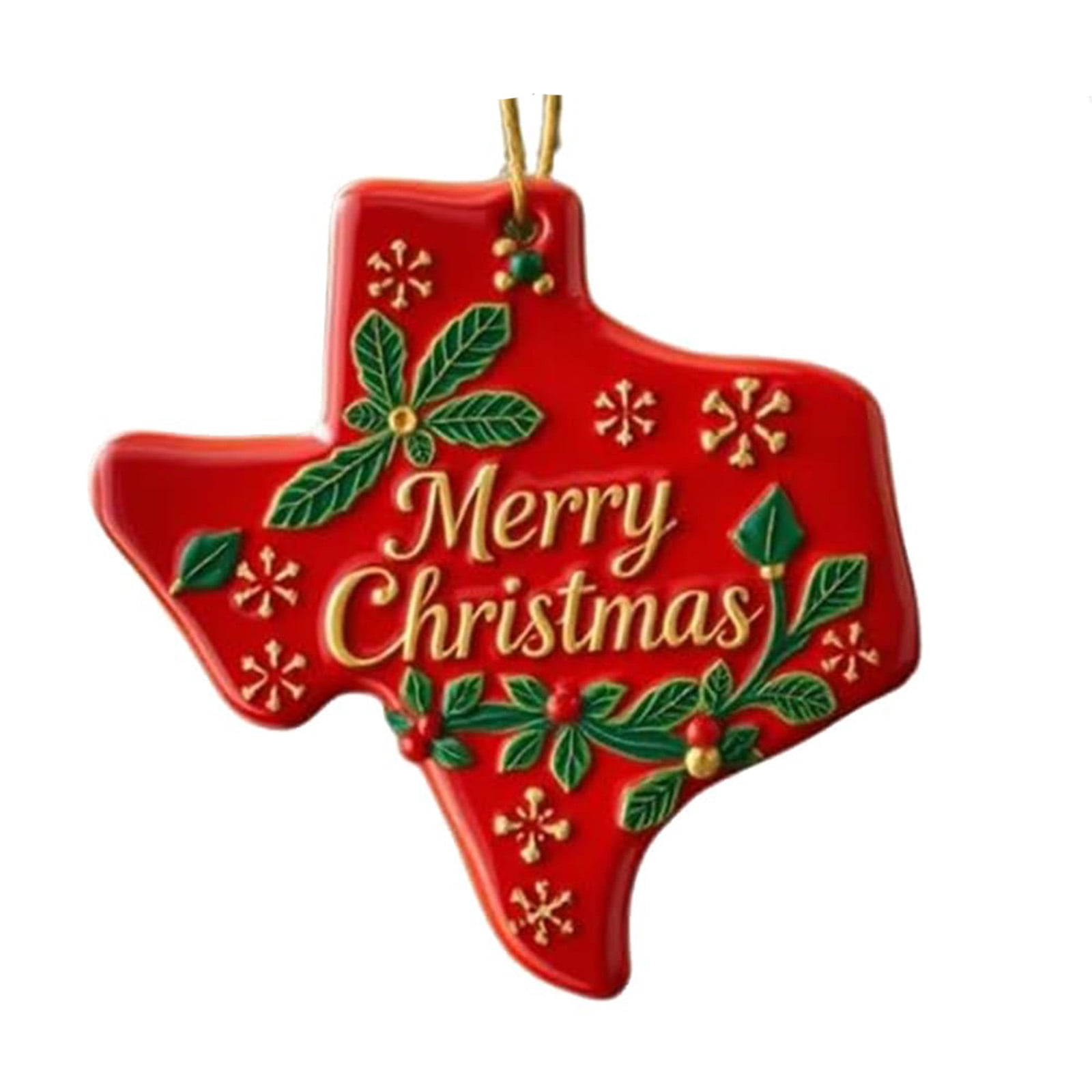 State Pride Christmas Ornament 2D Flat Design With Local Elements ...