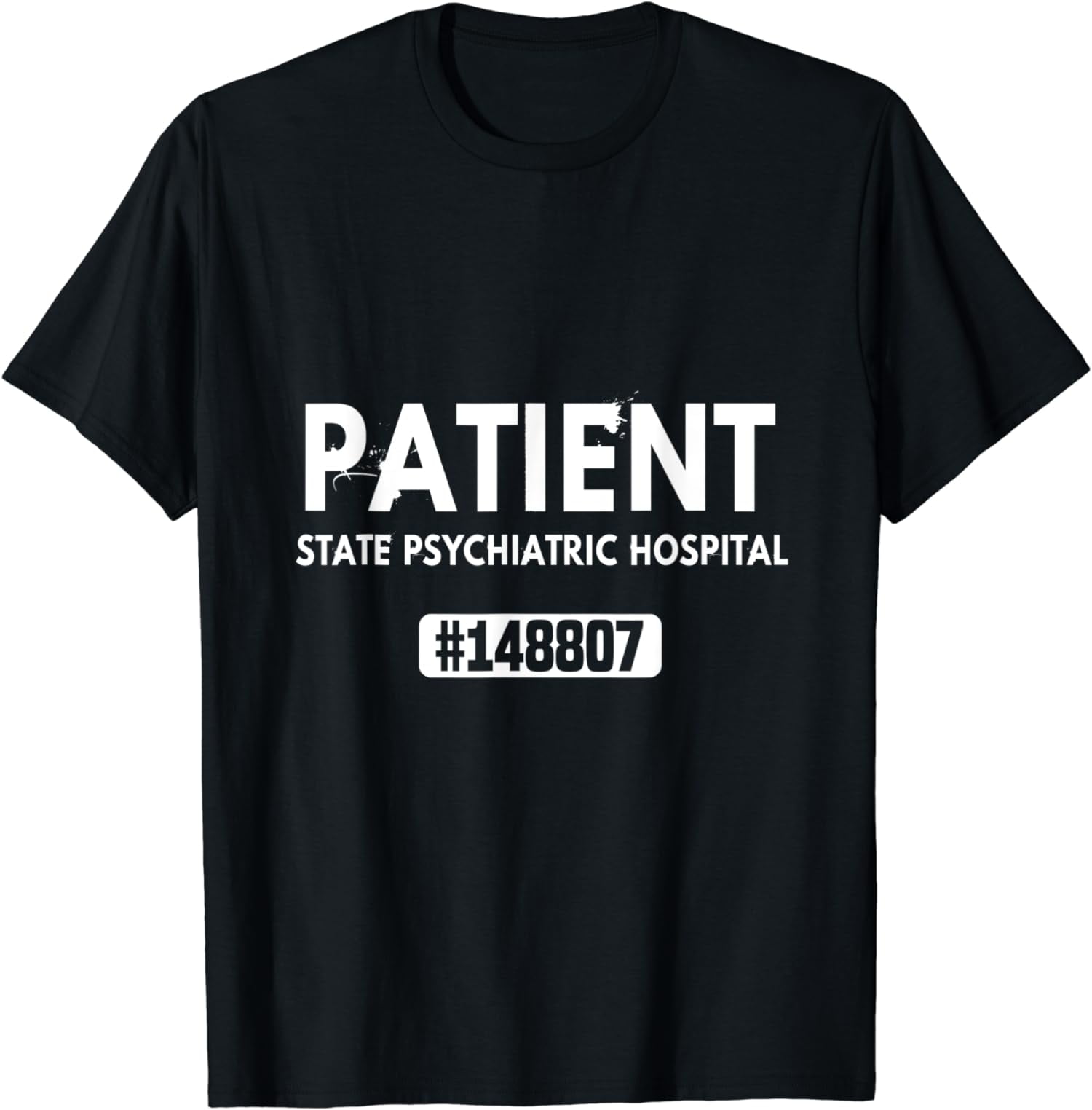 State Psychiatric Hospital Patient Halloween Costume Uniform T-Shirt ...