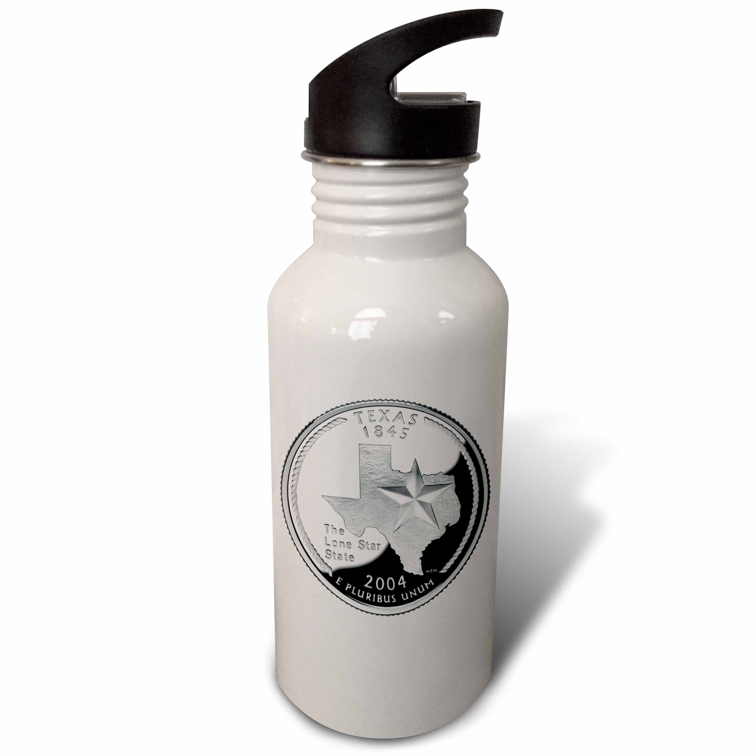 State Quarter of Texas (PD-US) 21 oz Sports Water Bottle wb-55338-1 ...