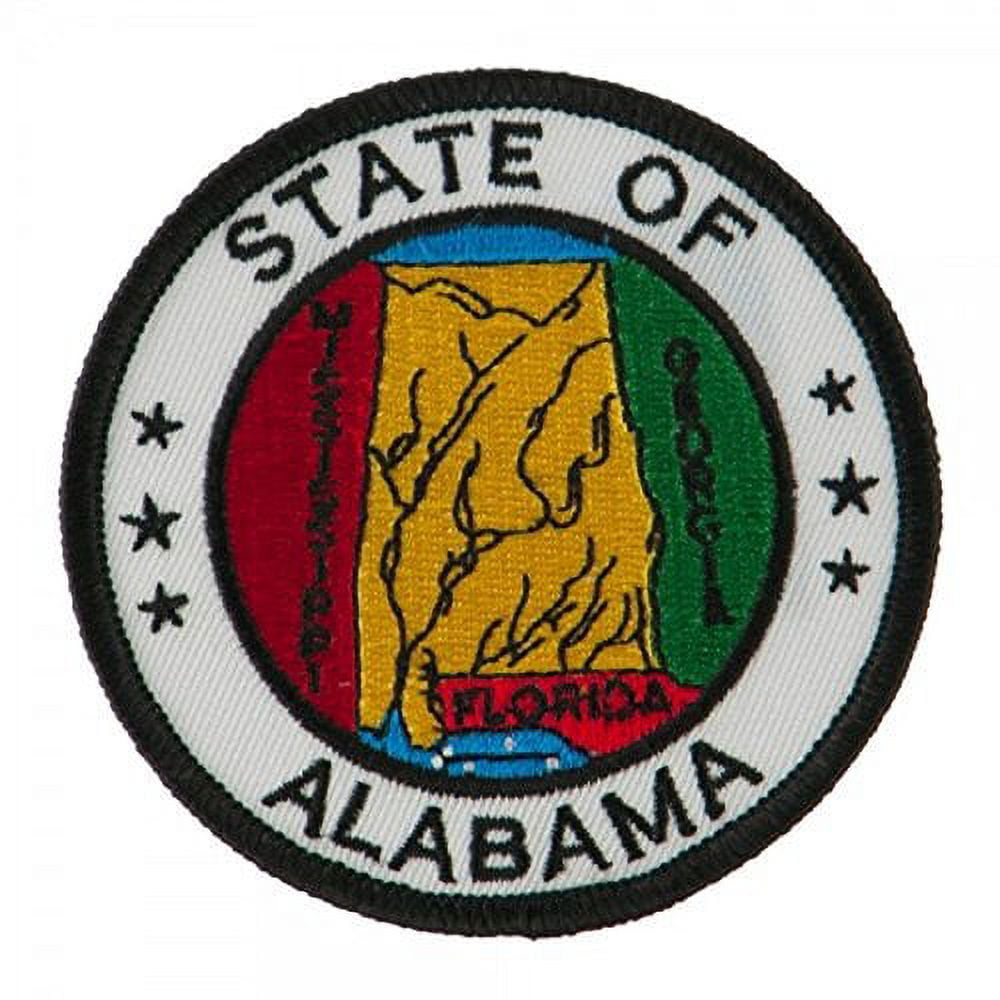 State Seal Patch Round 3" Diameter, Embroidered Iron On or Sew On Seal ...
